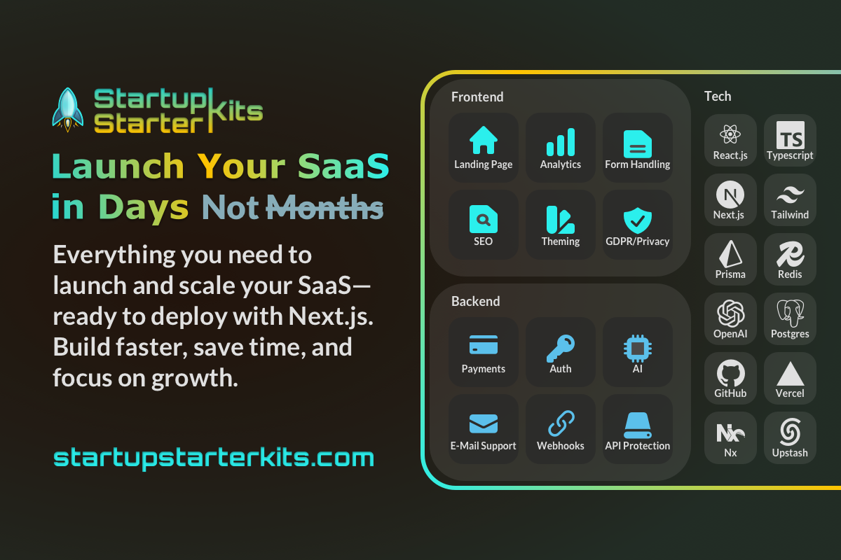 Startup Starter Kits | Start smart, scale fast with Startup Starter Kits!